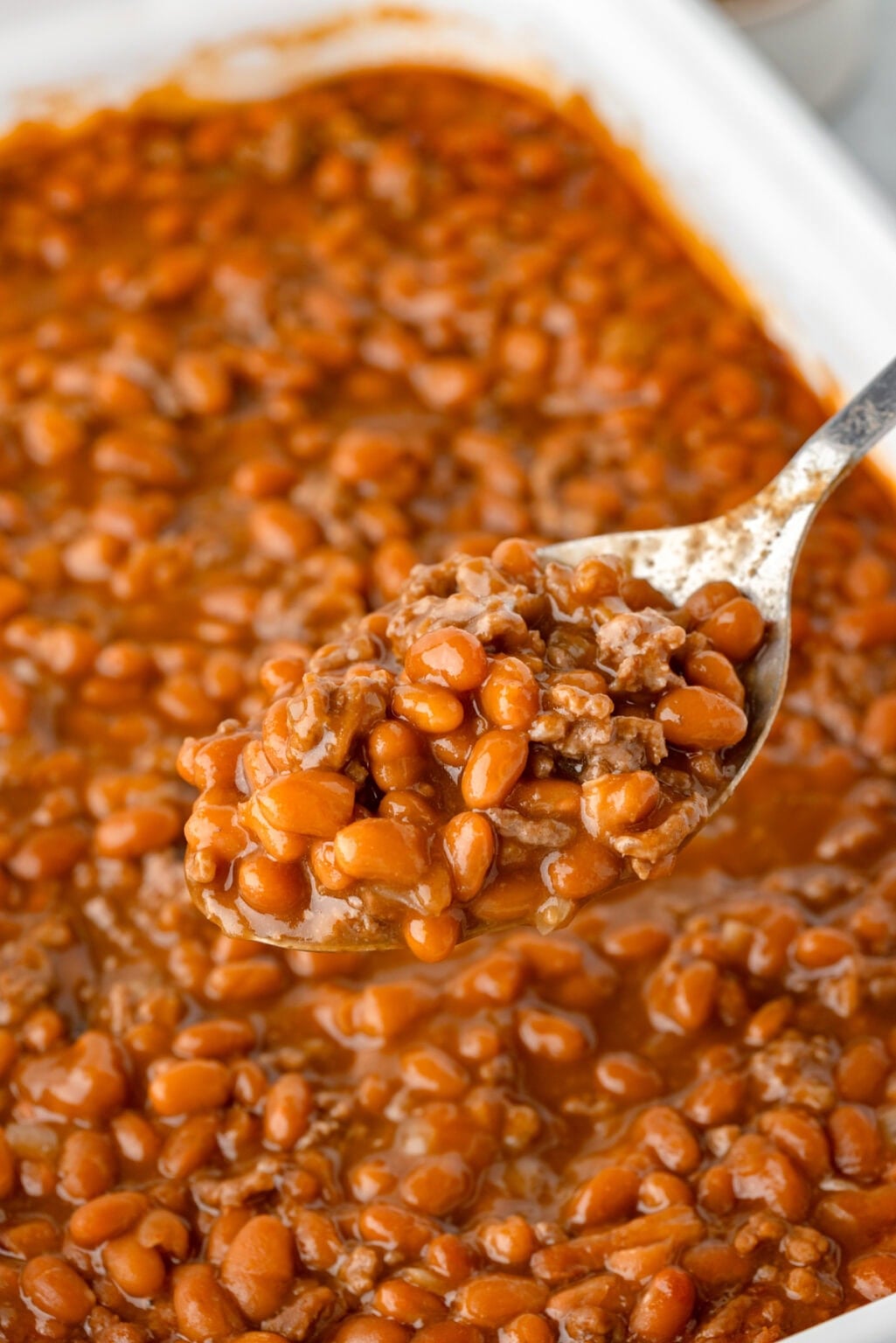 Baked Beans with Ground Beef - Little Chef Within