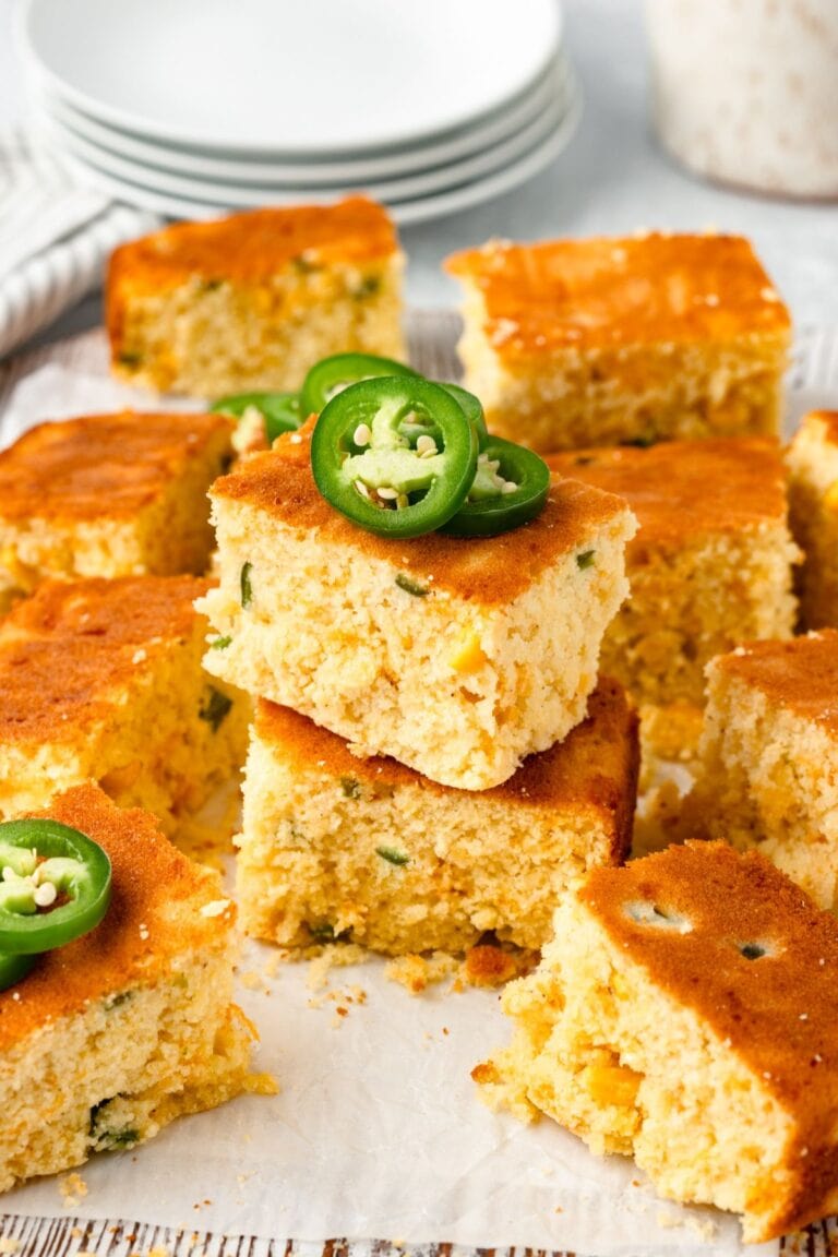 Jalapeno Cornbread - Little Chef Within