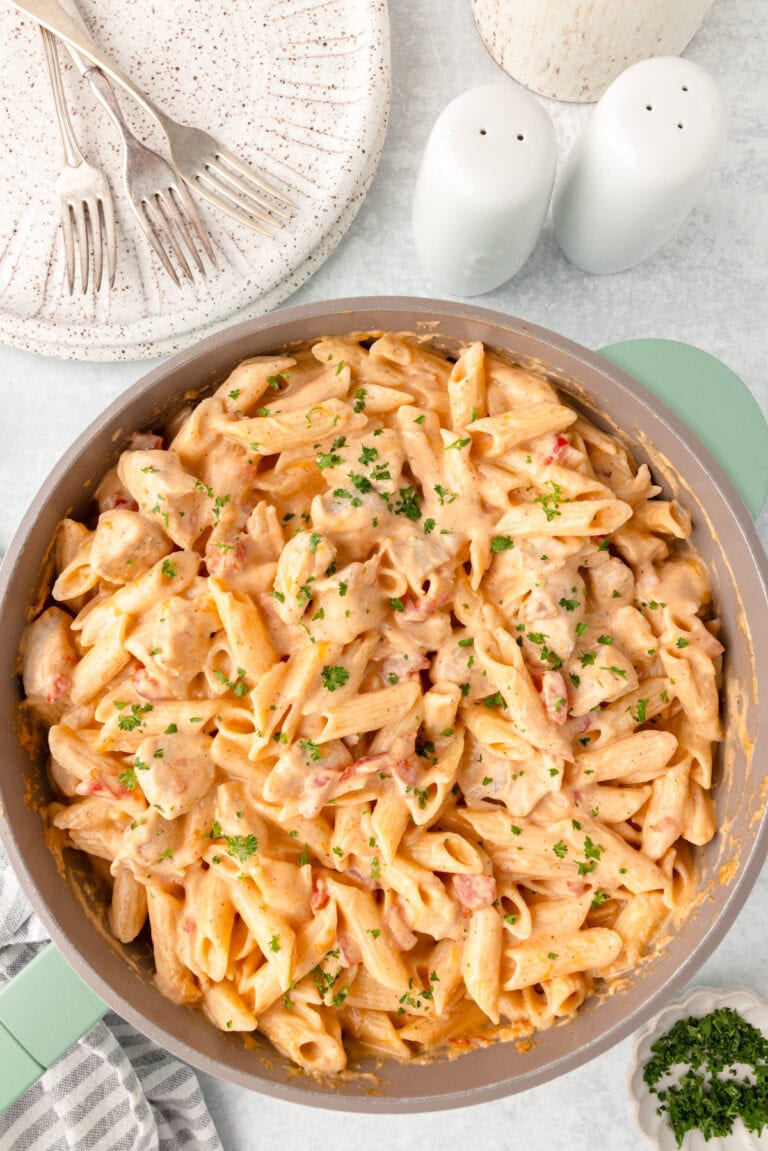 Rotel Chicken Pasta - Little Chef Within