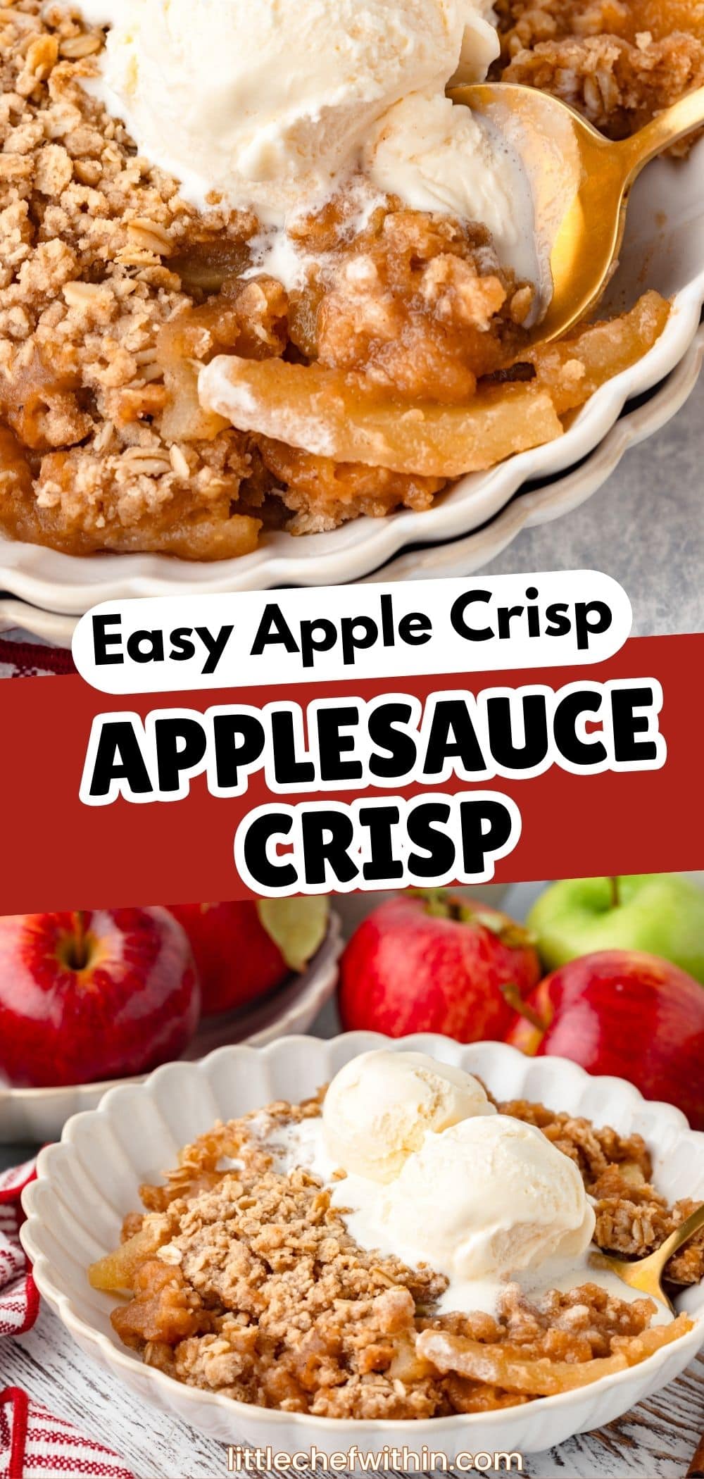Applesauce Crisp - Little Chef Within