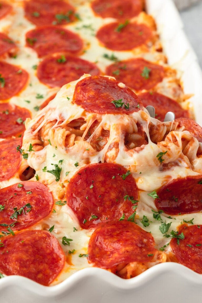 Pizza Pasta Bake - Little Chef Within