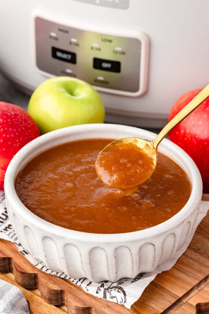 Slow Cooker Applesauce - Little Chef Within