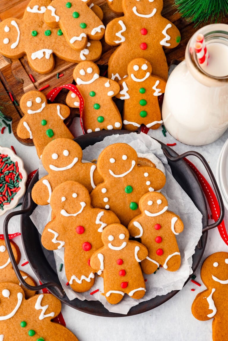 Gingerbread Men Cookies - Little Chef Within