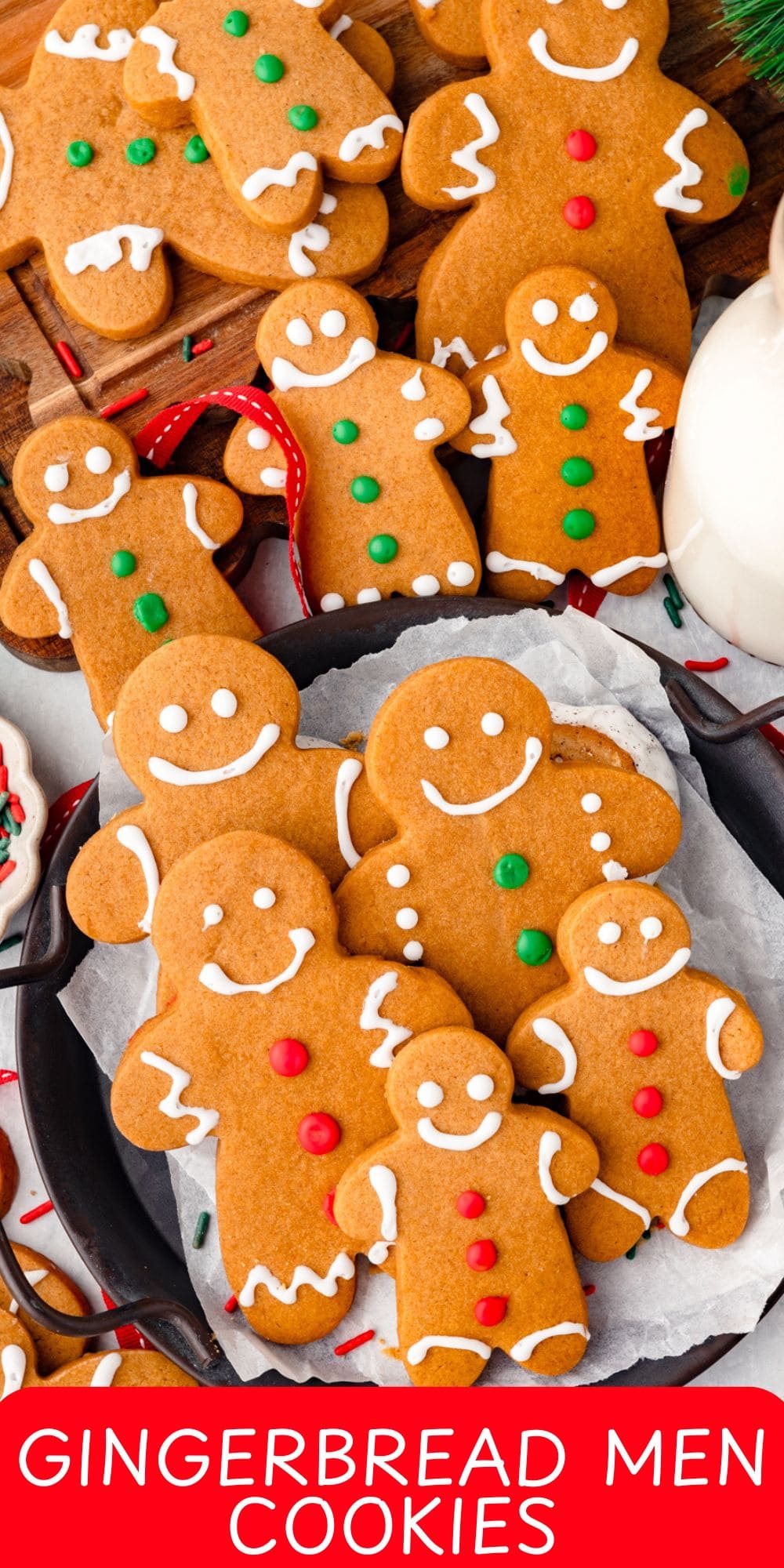Gingerbread Men Cookies - Little Chef Within