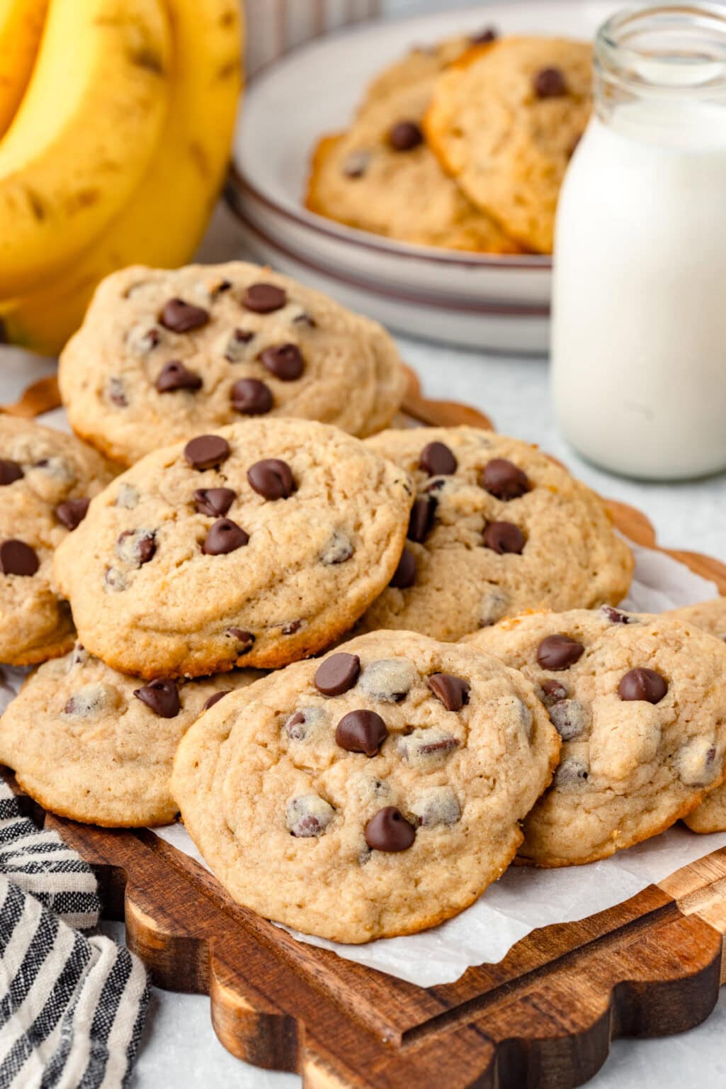 Banana Chocolate Chip Cookies - Little Chef Within