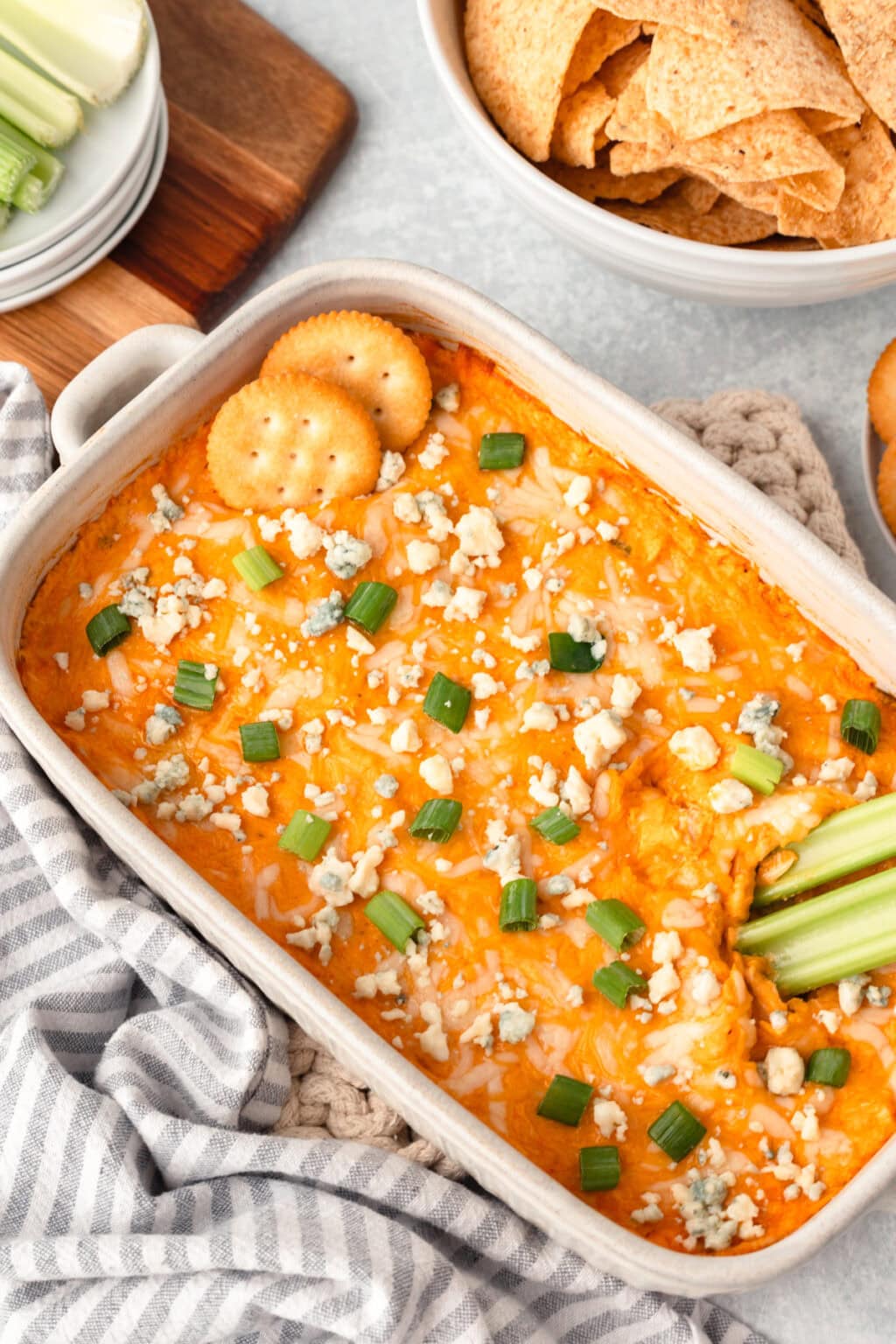 Buffalo-Style Chicken Dip - Little Chef Within
